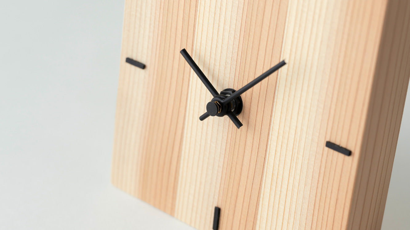 ko NENRIN CLOCK 124 縞 | ギフトショップ Nihon Miyabi 通販サイト